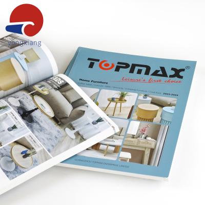 China Custom Catalog Magazine Printing Glossy / Matte Paper Annual Report Printing Services for sale