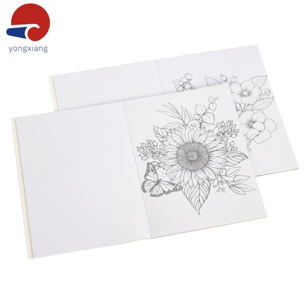 Quality Matt Lamination Pattern Coloring Book 80gsm Paper Colouring Book Customized for sale