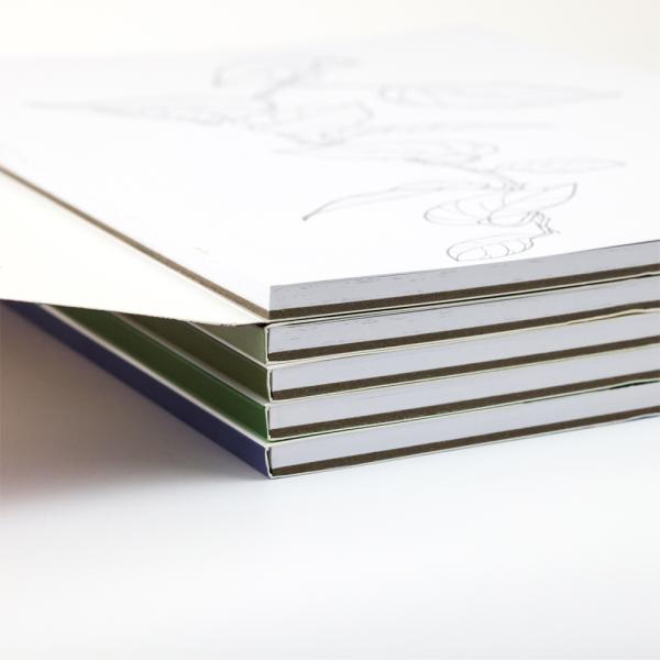 Quality Matt Lamination Pattern Coloring Book 80gsm Paper Colouring Book Customized for sale