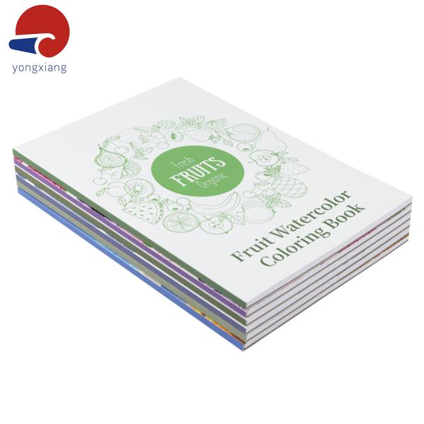 Quality OEM Coloring Book Printing Services Saddle Stitch / Perfect Binding / Spiral for sale