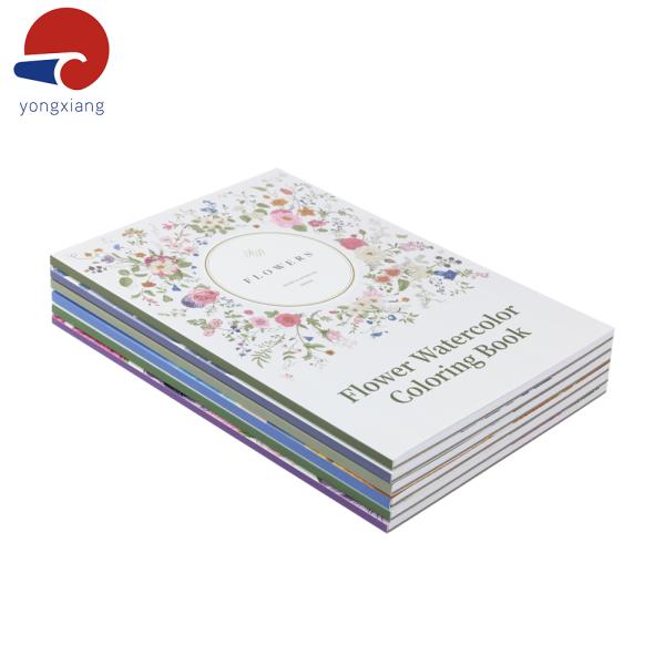 Quality OEM Coloring Book Printing Services Saddle Stitch / Perfect Binding / Spiral for sale