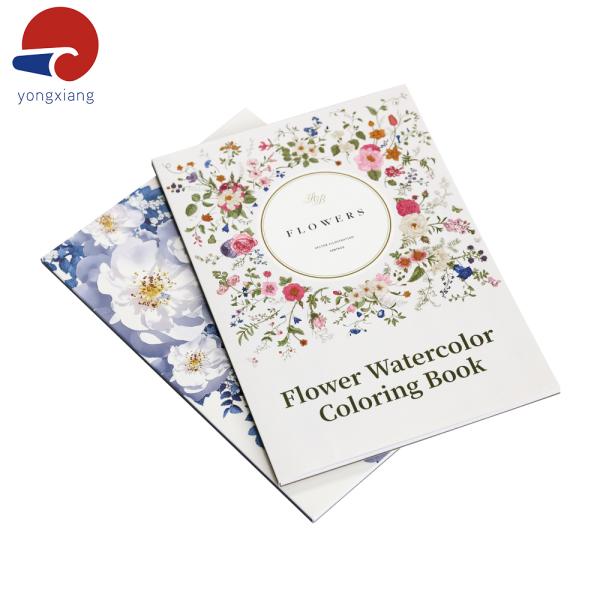 Quality Customized Coloring Book Printing Gloss / Matte Lamination Softcover Book Printing Ecofirend Paper for sale