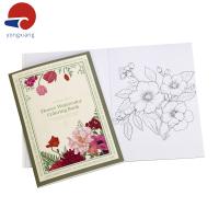 Quality Soft Cover Coloring Book Printing Offset Printing Painting Coloring Book for sale
