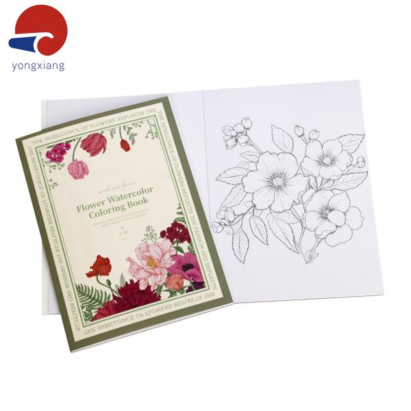 Quality Soft Cover Coloring Book Printing Offset Printing Painting Coloring Book for sale