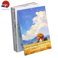 Quality Film Lamination Coloring Book Printing OEM Adults Coloring Books for sale
