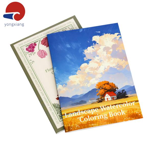 Quality 18 Sheets Glue Binding Book Customized Childrens Coloring Books for sale