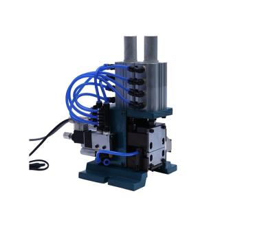 China Vertical Semi Semi Automatic Stripping Machine 110V / 220V Cable Stripping Equipment for sale