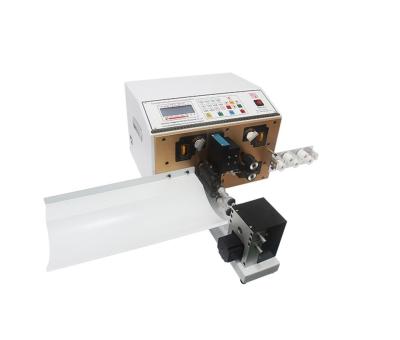 China HR-220T Fully Automatic Double Wire Cable Stripping Cutting Twisting Machine  Small Wire Stripper Machine for sale