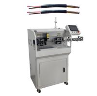 China Factory Direct Fully Automatic Multi-function Cable Strip Machine HQ 800W Cable Max 95mm² Wire Stripping 12 Wheels Driving for sale