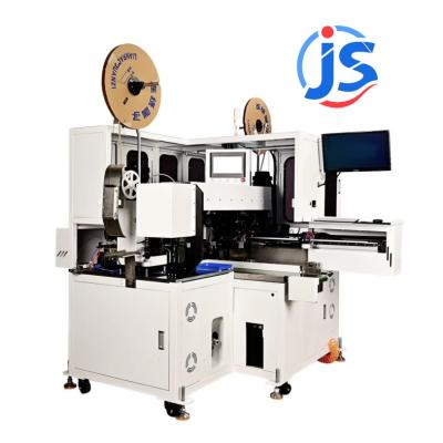 China HR-PIS-D Double-End Fully Automatic Wire Processing Center Cut Strip Twist  Tin Crimp & Insert Both Ends 14-32AWG for sale