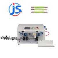 China 6 Wheel Cable Cutting Machine Full Automatic Cable Cutting And Stripping Machine 550W for sale