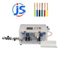China 6 Wheel Cable Cutting Machine Full Automatic Cable Cutting And Stripping Machine 550W for sale