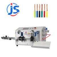 China 6 Wheel Cable Cutting Machine Full Automatic Cable Cutting And Stripping Machine 550W for sale