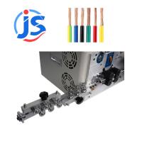 China 6 Wheel Cable Cutting Machine Full Automatic Cable Cutting And Stripping Machine 550W for sale