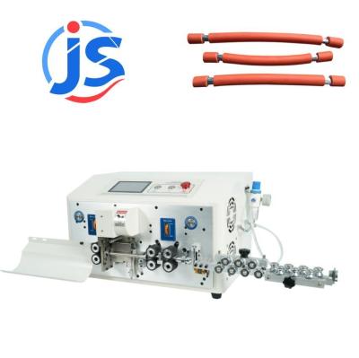 China 5 Inch Touch Screen Wire Cutter and Stripper Machine Round Sheathed Automatic Wire Cutter And Stripping Machine for sale