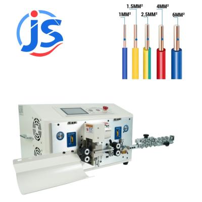 China 5 Inch Display Electric Copper Wire Stripping Machine Round Sheath Wire Harness Assembly Machine 110V 220V for sale