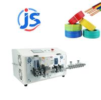 China Double Layer Peeling Cable Cutting Machine 5 Inch Touch Screen Cable Cut And Strip Machines for sale