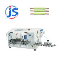 China Double Layer Peeling Cable Cutting Machine 5 Inch Touch Screen Cable Cut And Strip Machines for sale