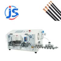 China Double Layer Peeling Cable Cutting Machine 5 Inch Touch Screen Cable Cut And Strip Machines for sale