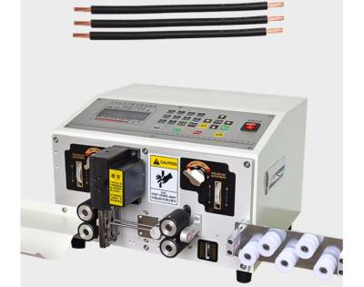 China Automatic Double Wire Harness Cutting and Stripping Cable Manufacturing Equipment Wire Cable Cutter Stripper Copper Wire Tool for sale