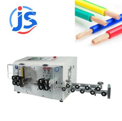China Touch Screen Wire Stripper Cutting Machine Max Wire Length 100m Front Strip 200mm Rear 150mm for 1 to 50mm² Wire Cross Section for sale