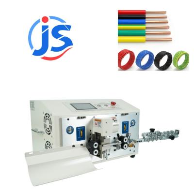 China Automatic Round Sheathed Cable Stripping Machine 4-Roller Double Layer for 2-5 Core Wire OD 2-9mm for sale