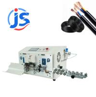 China Automatic Round Sheathed Cable Stripping Machine 4-Roller Double Layer for 2-5 Core Wire OD 2-9mm for sale