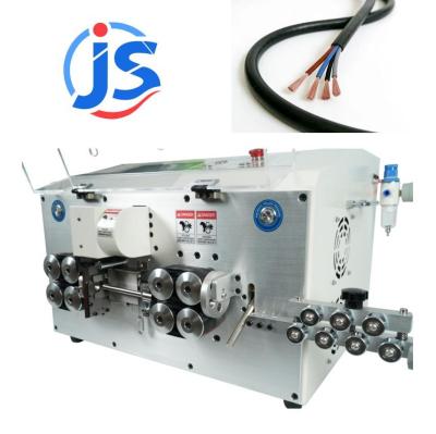 China Automatic Round Sheathed Cable Stripping Machine with Touch Screen and Motorized Roller Lifting for sale