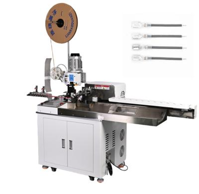 China Factory Supply Double Ends Automatic Swing-Arm Type Five-Wire Terminal Crimping and Tinning Machine One-stop Service for sale