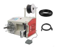 China 220V / 380V Electric Wire Coiling Machine Semi Auto Wire Bundling Machine for sale
