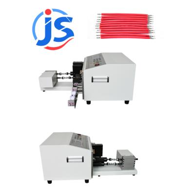 China JunSheng HR-220T Fully Automatic Cable Wire Strip And Twist Machine with 1mm2-6mm2 Cable Range, 3500-5000pcs/hour Output, and High Speed Steel Blade for sale