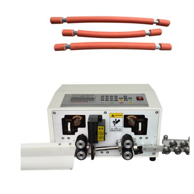 China JunSheng Customized 450W Power High Speed Steel Blade LCD Display Flexible Cable Wire Cutter and Stripper Machine for sale