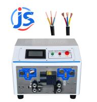 China PLC Control Automatic Cable Stripping Machine 220V Wire Cutting And Stripping Machines for sale