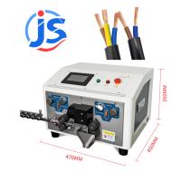 China PLC Control Automatic Cable Stripping Machine 220V Wire Cutting And Stripping Machines for sale