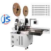 China Touch Screen Automatic Soldering Machine Cat6 Cable Cutting And Stripping Machine for sale