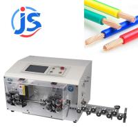 China PLC Screen Automatic Cable Stripping Machine Programmable Cut And Strip Wire Machine 1000W for sale