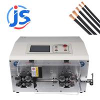 China PLC Screen Automatic Cable Stripping Machine Programmable Cut And Strip Wire Machine 1000W for sale