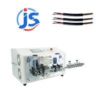 China 1000 - 2000pcs/hour Automatic Wire Stripper Machine 220V Cable Cutting And Stripping Machine for sale