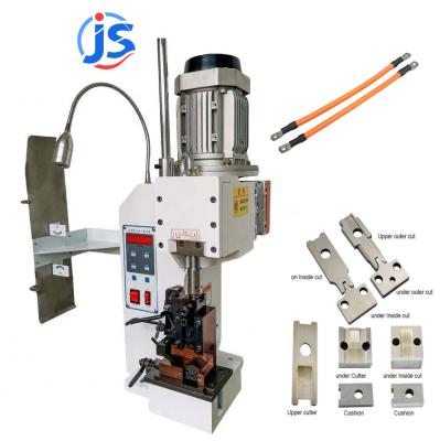 China Semi Automatic Cable Wire Crimping Machine with 2 Ton Crimp Pressure, 750W Power, and Compact 30*30*65cm Size for sale