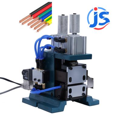 China Compact Semi Automatic Wire Stripping Machine Energy Saving Wire Stripping Equipment For OEM Wire Harness for sale