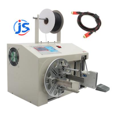 China Adjustable Speed Automatic Cable Coiling Machine PLC Touch Screen Automatic Wire Coiling Machine for sale