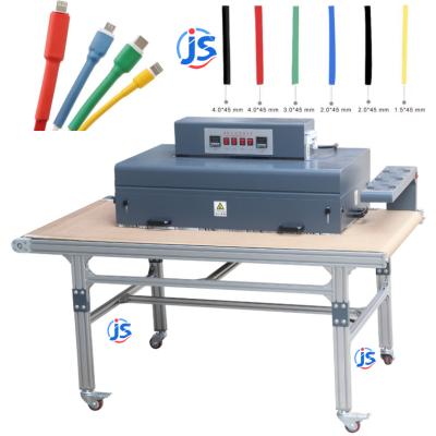 China Wire Heat Shrink Tubing Machine 10 kW Heat Shrink Tunnel With Conveyor for sale