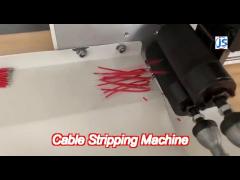 junsheng hr-220t high speed steel blade 450w power lcd display cable stripping machine
