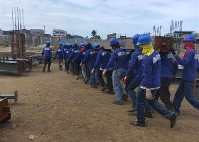 Cina L'iso ha prefabbricato la tecnologia della saldatura della costruzione della struttura d'acciaio con la Z/il fascio sezione di c in vendita