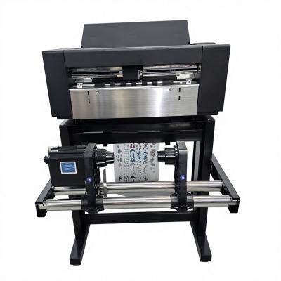China All-in-One Roll Cutter | ZKJDJ370 with Auto Feeding Smart Contour Detection for sale