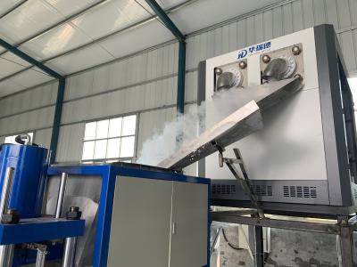 Cina Creatore industriale della pallina di ghiaccio secco da vendere la dimensione dell'attrezzatura di produzione del ghiaccio secco 500Kgs H 3mm 19mm in vendita