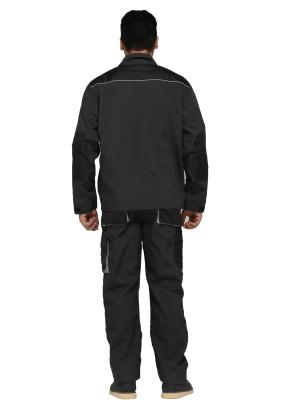China Heavy Duty Industrial Work Uniforms 65% PL 35% C With Canvas Texture for sale
