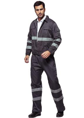 Chine Uniformes de travail industriel de résistance de Pilling avec piquer de double et élastique arrière à vendre