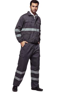 Chine Uniformes de travail industriel de résistance de Pilling avec piquer de double et élastique arrière à vendre