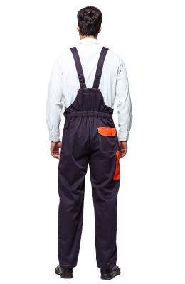 China 100% van de katoenen de Slabbroek Stoffenwinter/het Werkslab en Steun met de Sinaasappel van de Contrastkleur Te koop